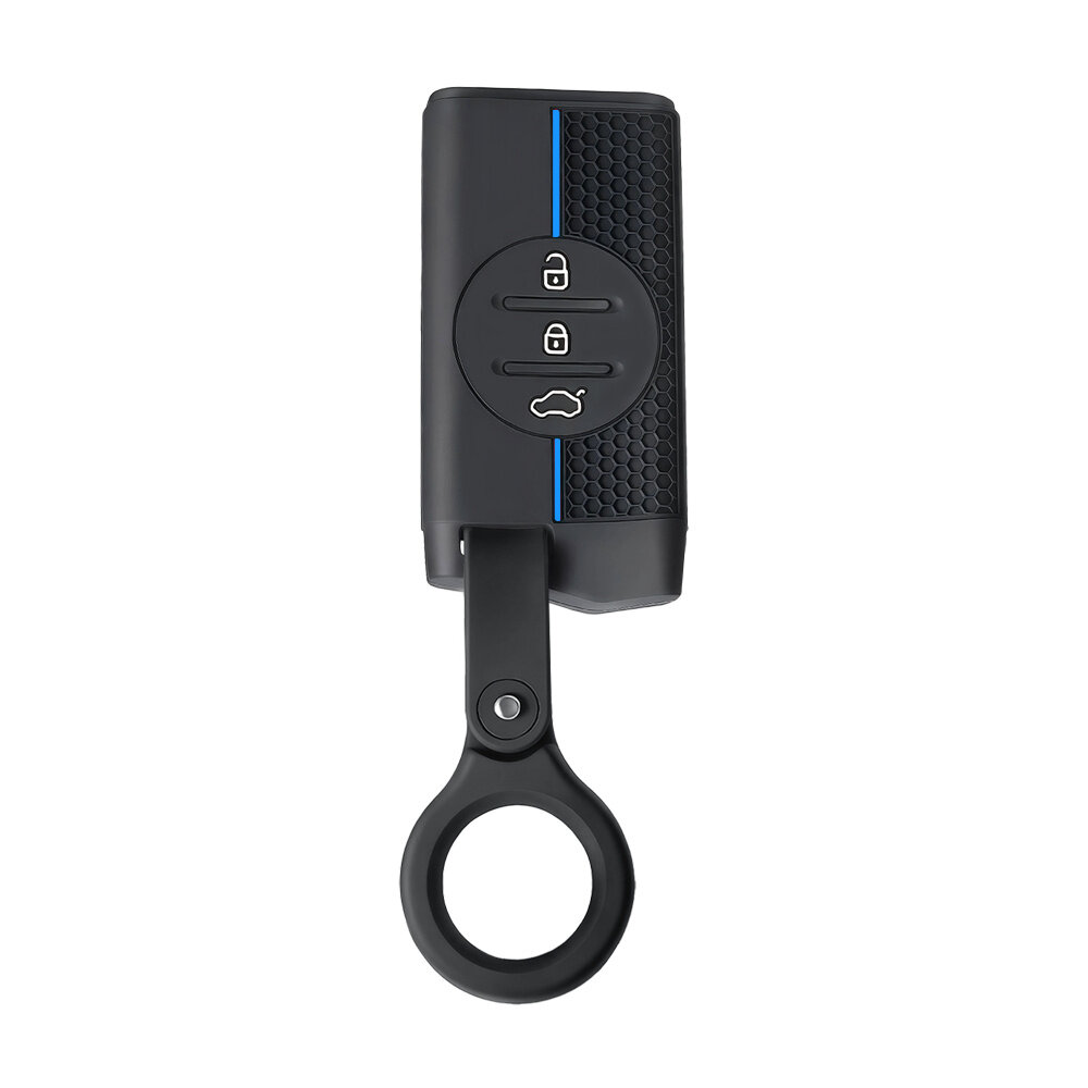 Чехол для ключа из силикона, синий, для Chery Tiggo 7 Pro / 8 Pro / Exeed Tiggo 2 / 3x / Arrizo 5 Pro / Gx / 5x / EQ7, защита от царапин, износостойкий, амортизирующий, точная посадка