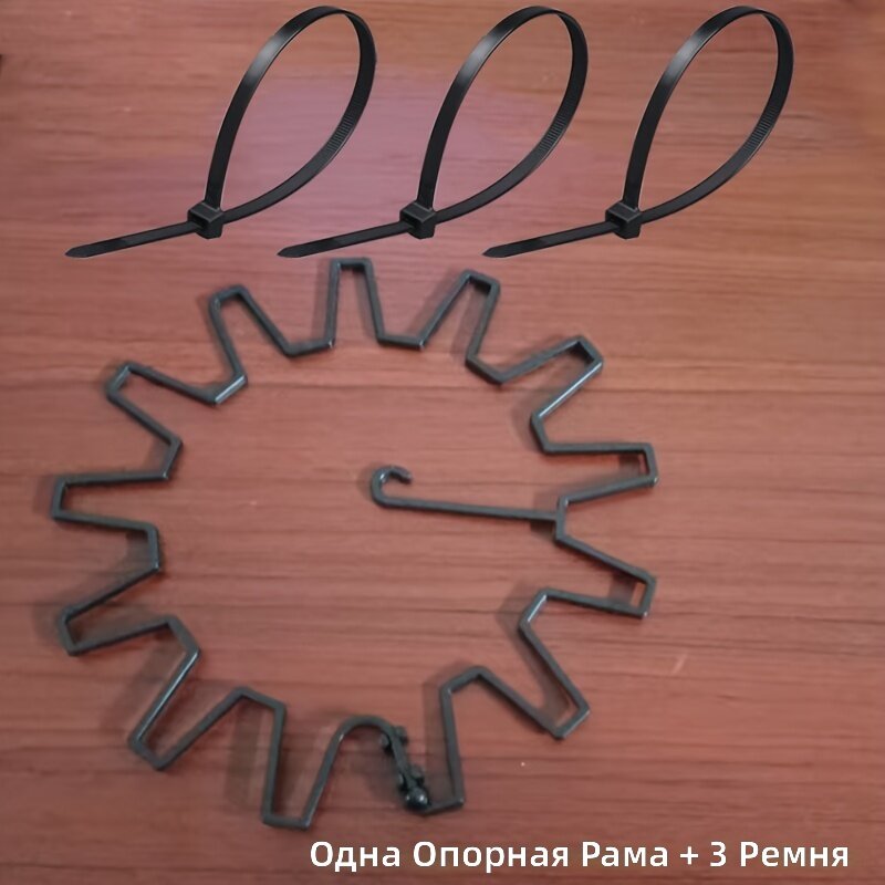 Квадратные черные опоры для растений, 4 шт, регулируемые подставки для цветов и фиксаторы корней