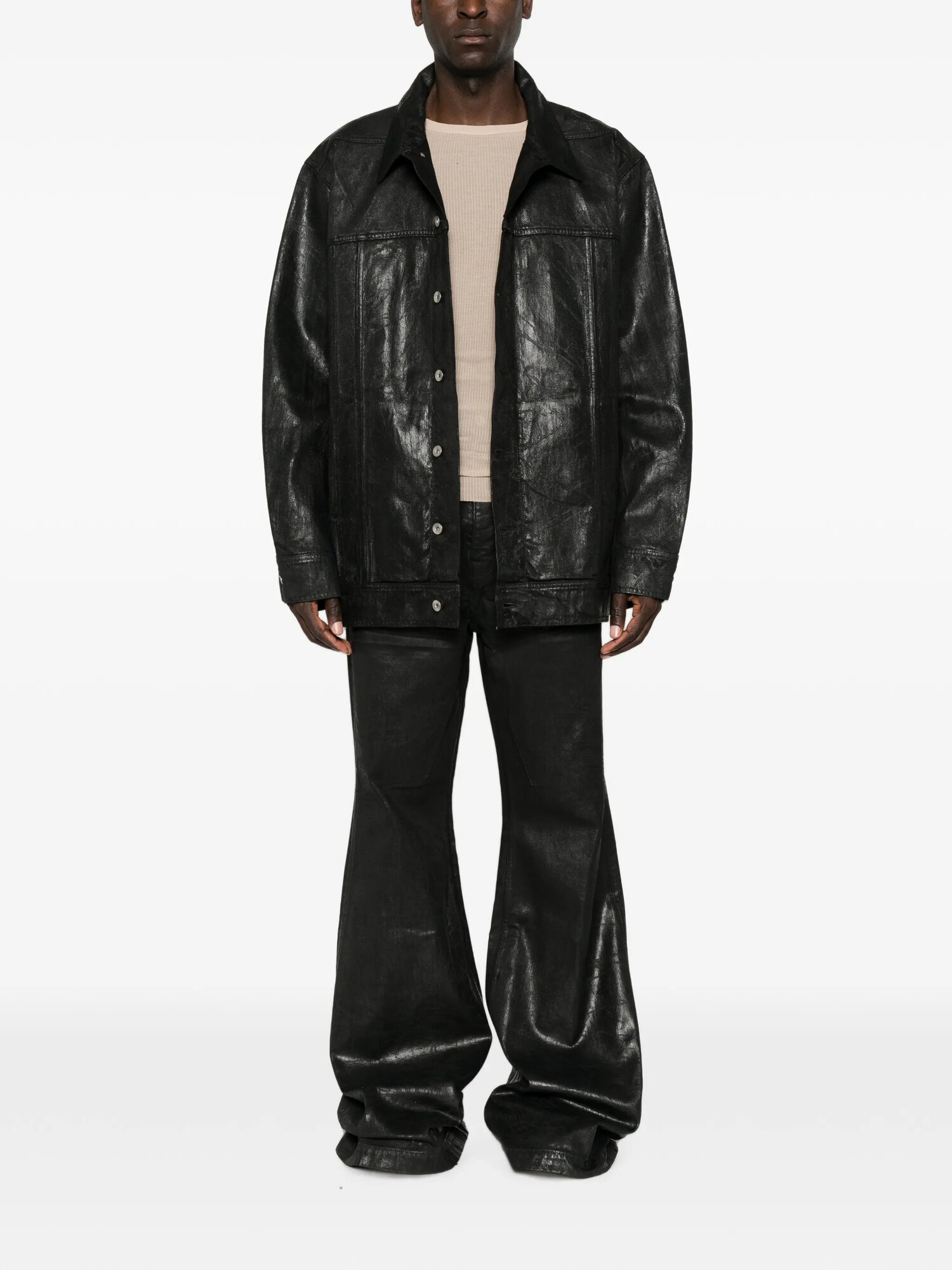 Куртка Rick Owens Button-up denim jacket, размер 50 — фото 1