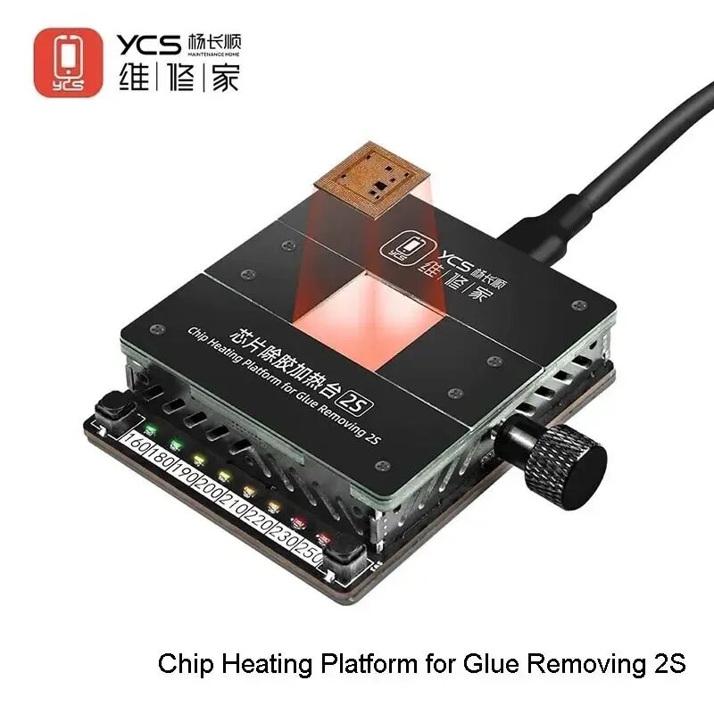 Платформа для нагрева чипов YCS 2S используется для удаления клея с паяльных плат микросхем мобильных телефонов.