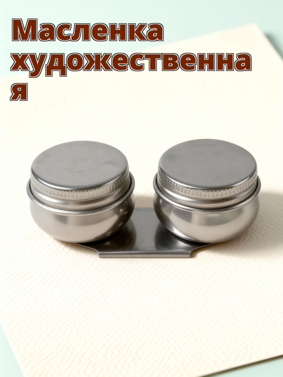 Кубок Палитры Для Масляных красок Нержавеющая Сталь Художественная Палитра 9x4.2 Cm