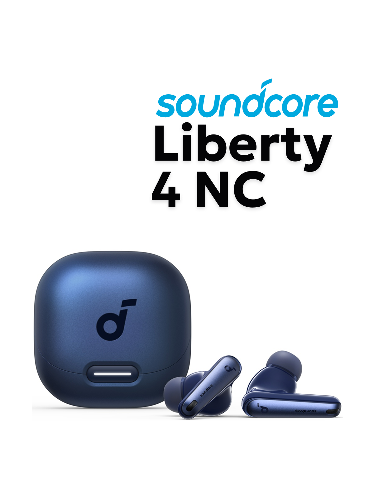 Наушники беспроводные ANKER Soundcore Liberty 4, NC Blue, 1True Wireless Earbuds, A3947G11