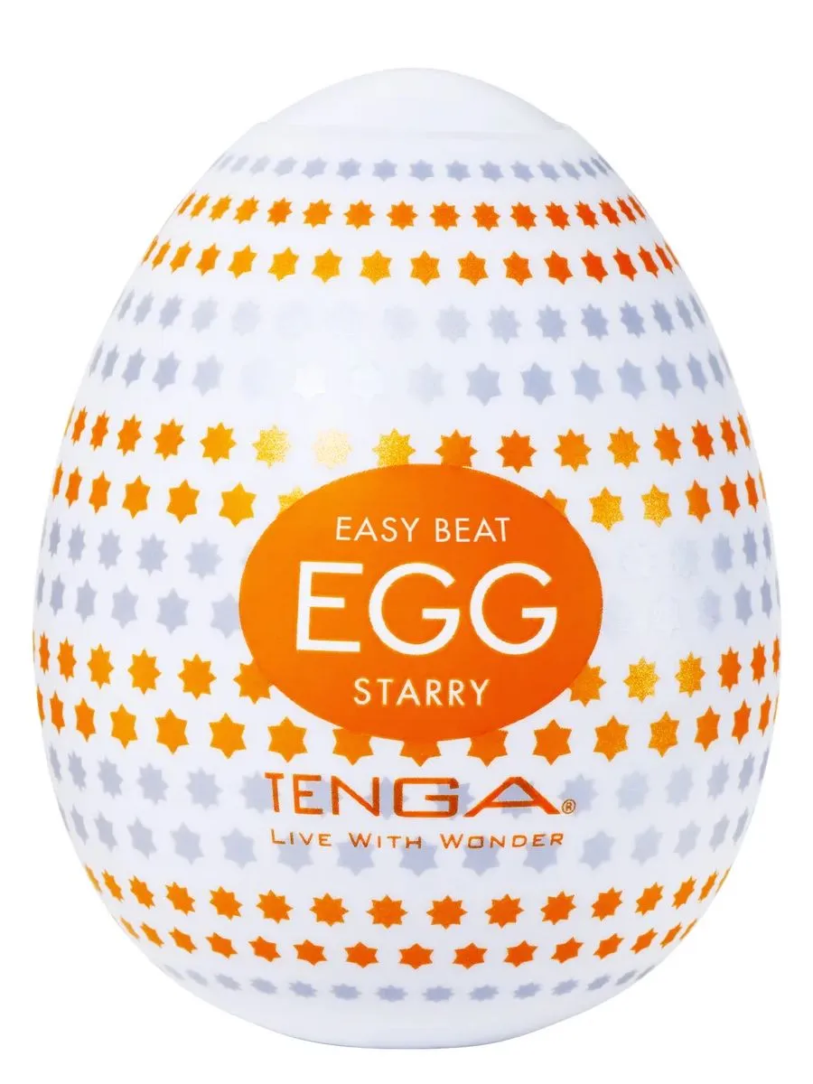 79626 Tenga Egg Starry. Мастурбатор-яйцо с рельефом в виде звездочек