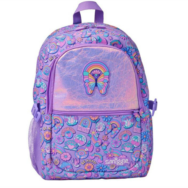 Рюкзак школьный Smiggle с принтом, фиолетовый
