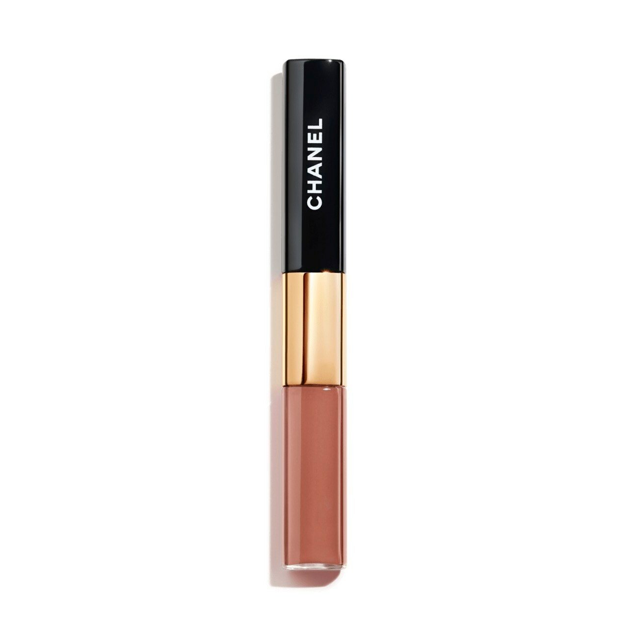 Стойкая двусторонняя помада-блеск для губ Chanel Le Rouge Duo Ultra Tenue, 8 мл.| оттенок 188 Caramel Beige.