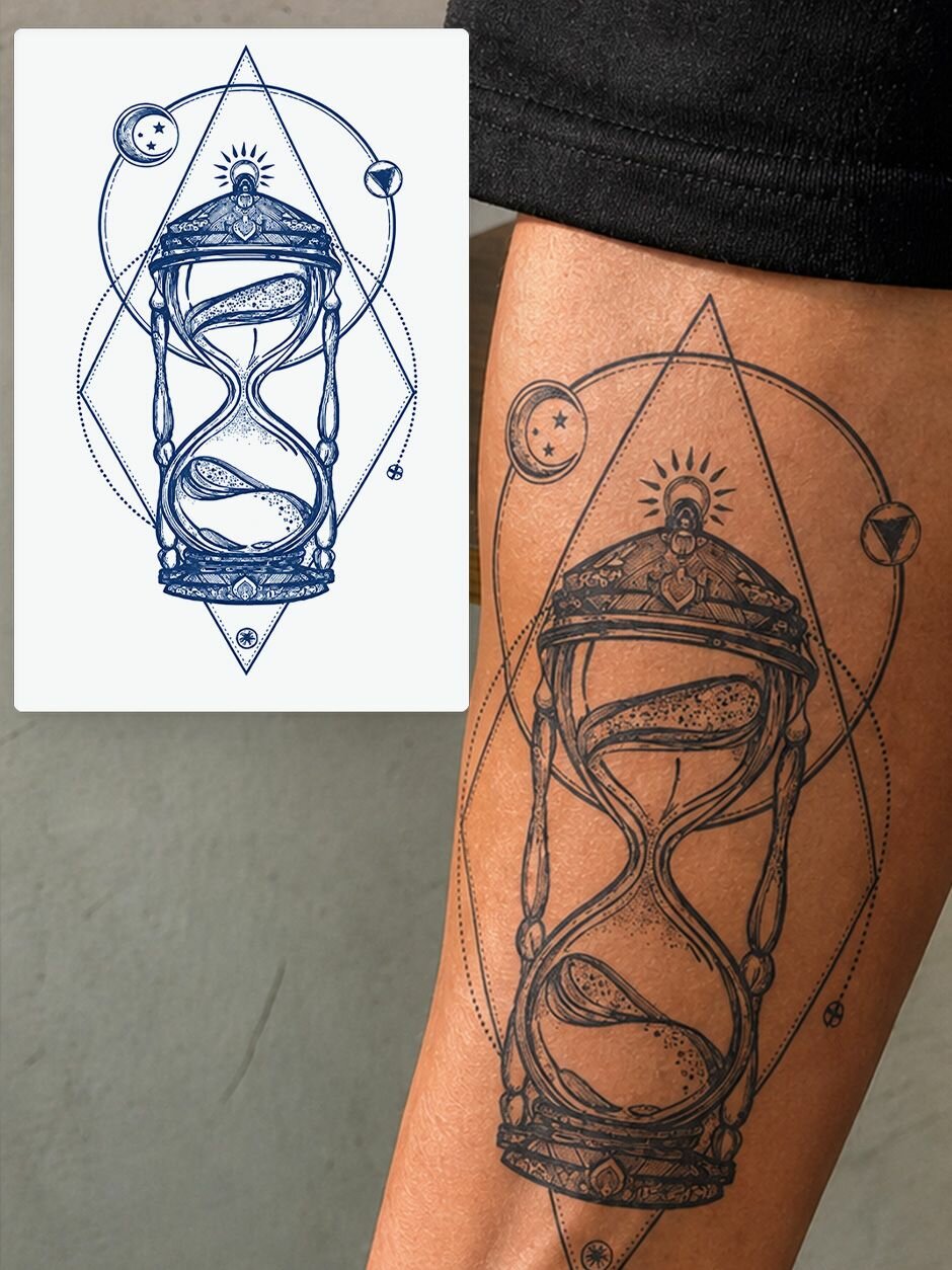 Tattoo'шки Временная тату без пленки 11*18см (темнеет через 24 часа) временная татуировка темнеющая 11x18 см