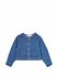 Куртка Tutu du Monde Heartstring ruffle-trimmed denim jacket, размер 140-146, Си...