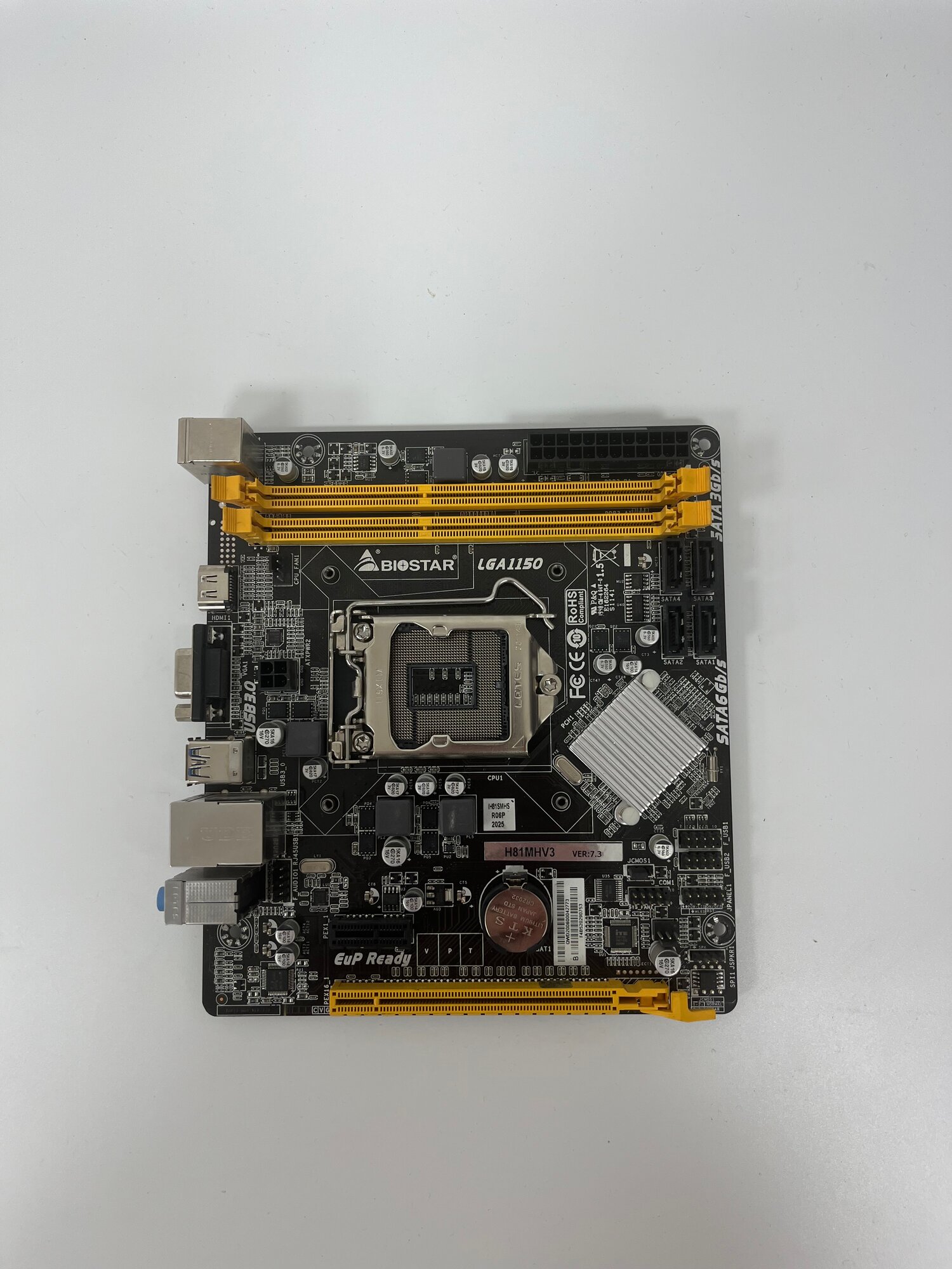 материнская плата BIOSTAR H81MHV3 (Ver: 7.3), построенная на базе чипсета Intel H81