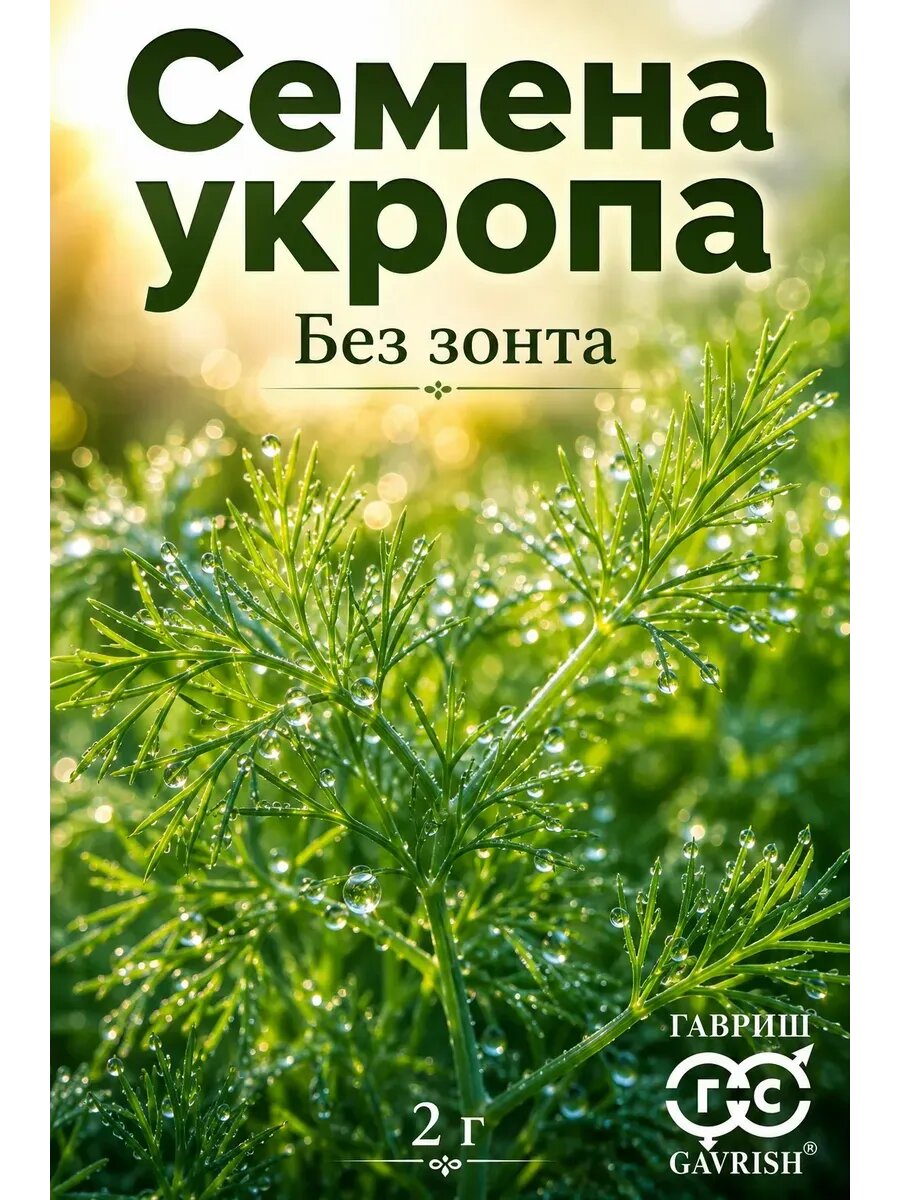 Семена укропа
