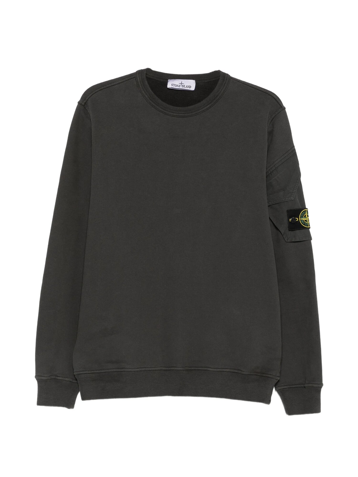 Толстовка Sleeve-pocket ribbed-trim sweatshirt
