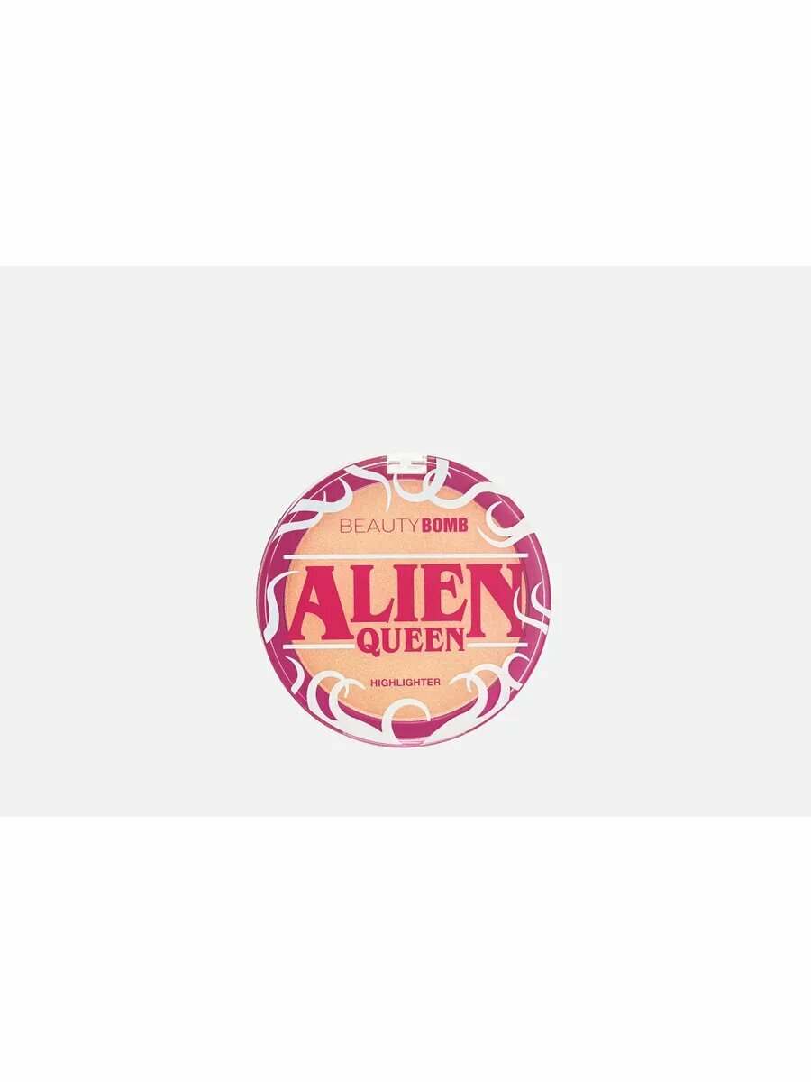 Beauty Bomb Alien Queen highlighter Хайлайтер для лица 6 г Персиковый с золотистым сиянием