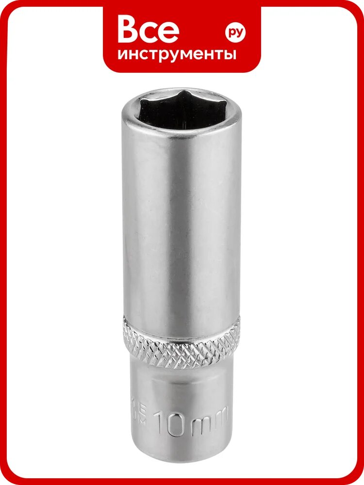 Головка Rockforce глубокая 10мм (6гр.), 1/4 RF LIGHT-5255010(62414)