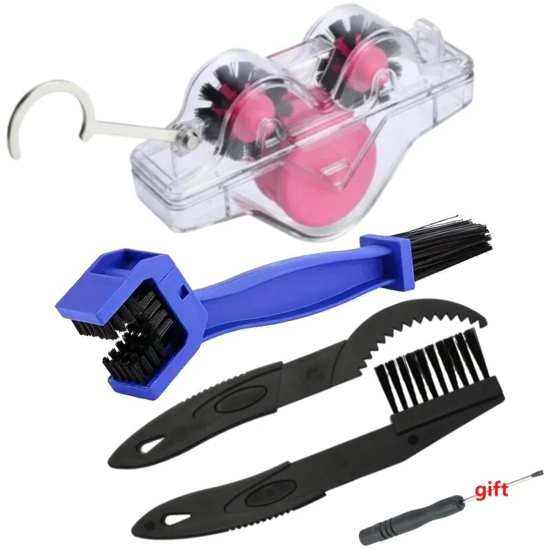 Набор для чистки цепи велосипеда 1/3/4 шт. 4pcs Cleaner tool