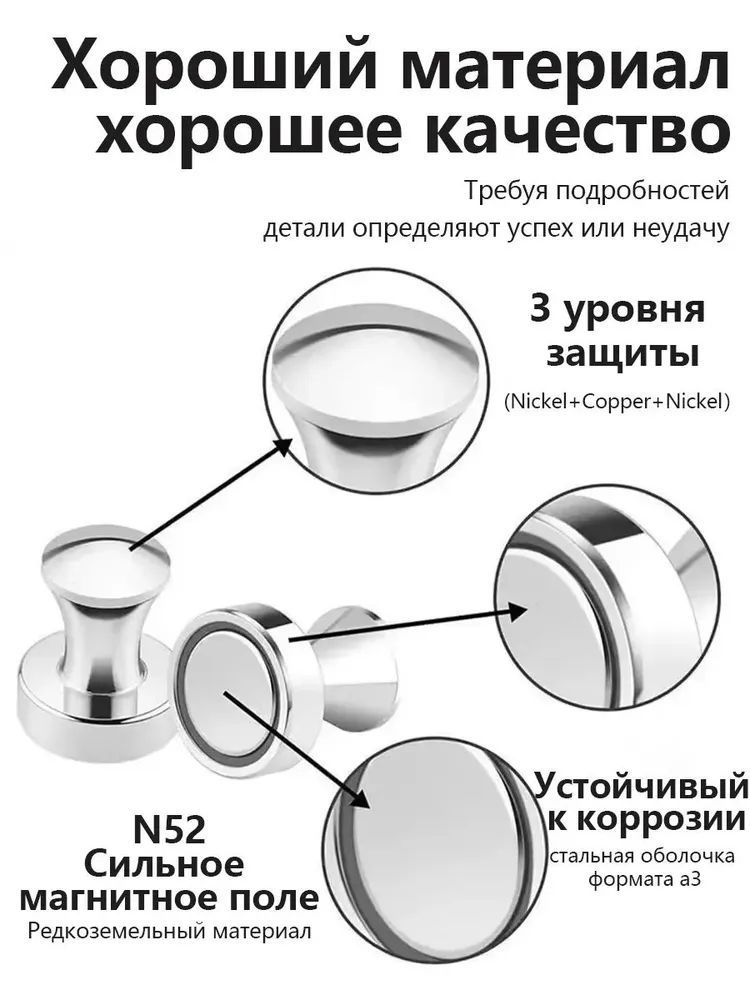 Магнит канцелярский — фото 1