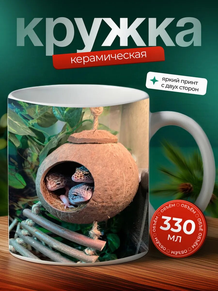 Кружка Ящерица домашняя 12,