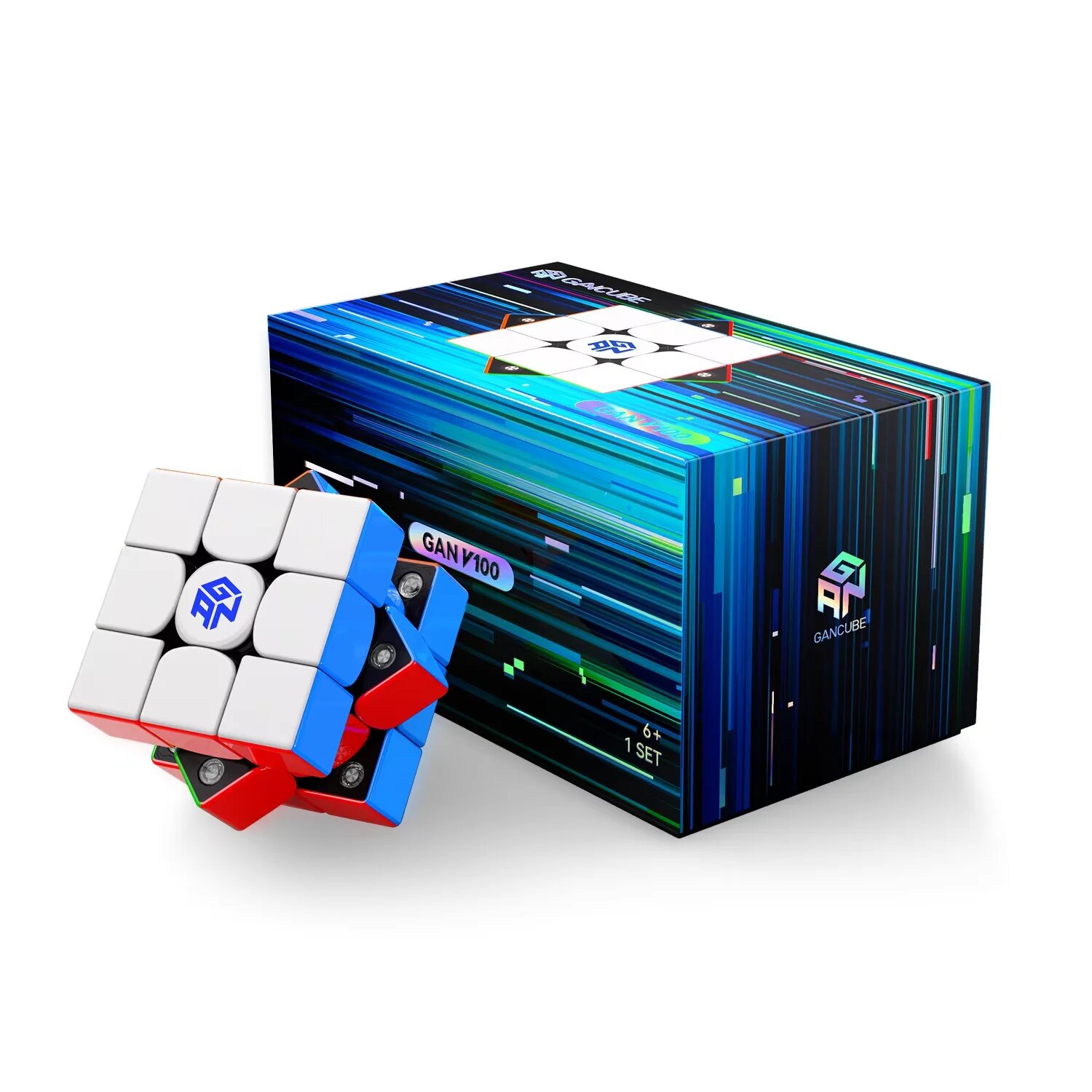 Магнитный кубик Рубика GAN V100 3x3x3 Leap Matte