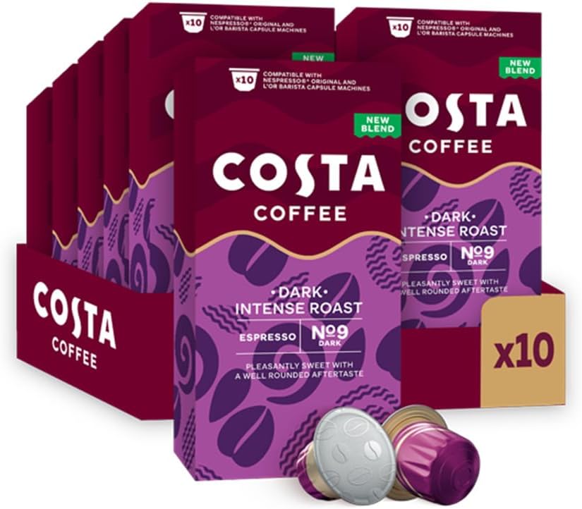 Costa Coffee Кофе в капсулах Dark Intense Coffee Pods 10шт