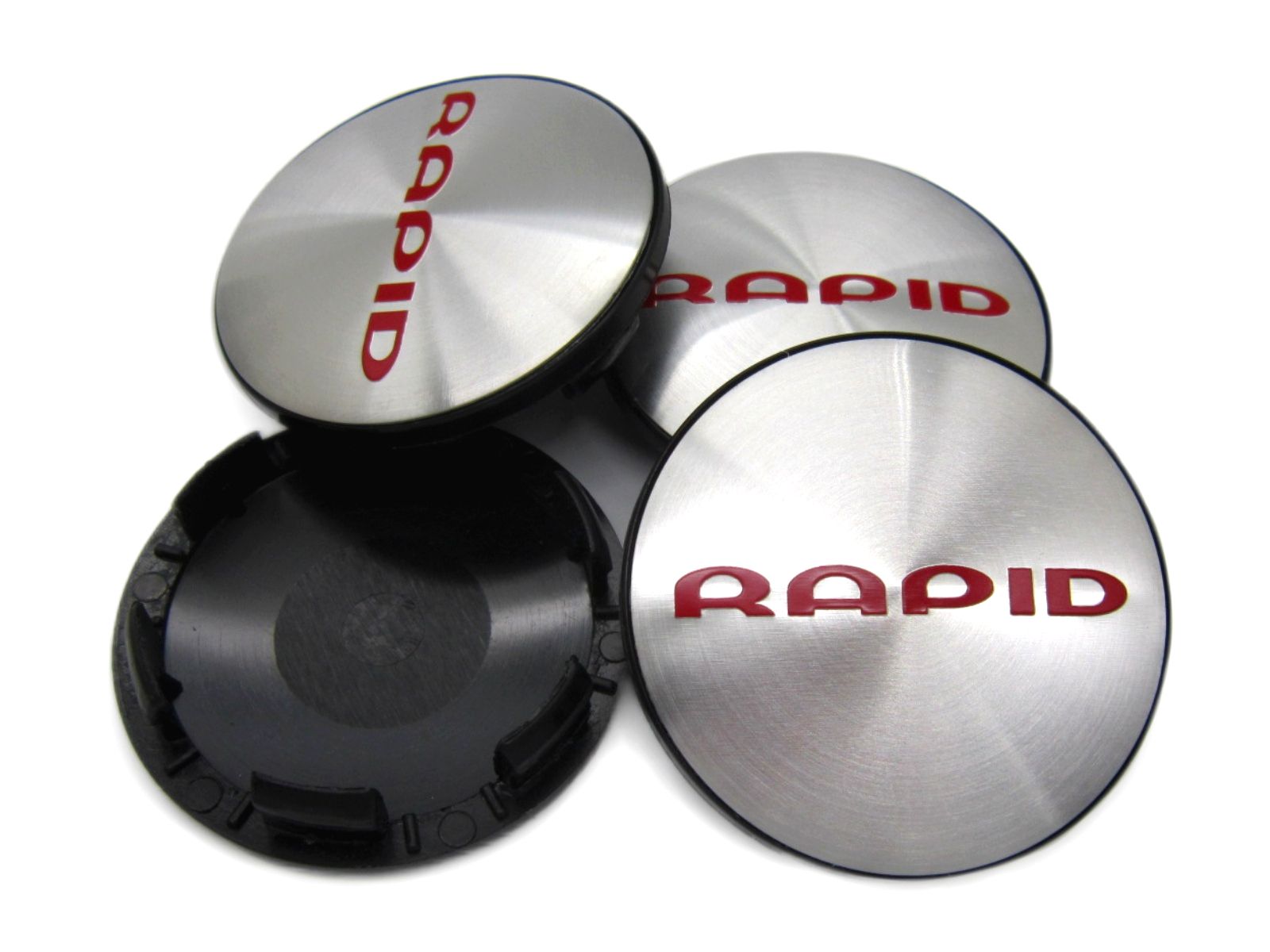 Колпачки заглушки на литые диски КиК RAPID 62/55/10, комплект 4 шт.