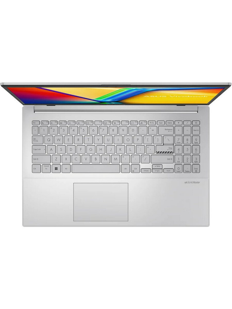 Ноутбук 15.6" IPS FHD ASUS E1504FA-BQ5103 серебристый (Ryzen 3 30/16Gb/512Gb SSD/VGA int/noOS) (90NB0ZR1-M076V0)