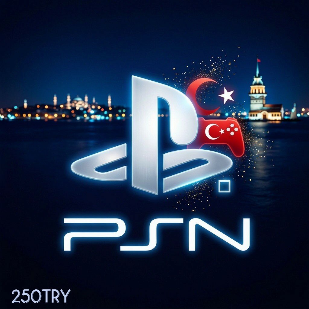 Пополнение PS Store Турция. Карта пополнения PS Store  —  250 турецких лир (TRY)