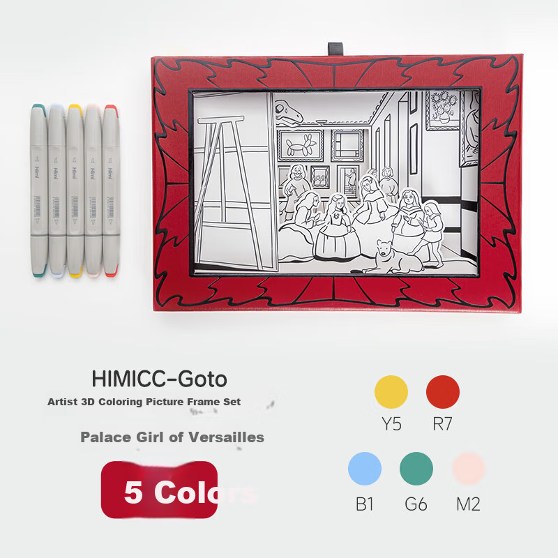 Набор для рисования MIYA HIMI-GOTO 3D с безвкусными маркерами для детей художественные принадлежности набор для