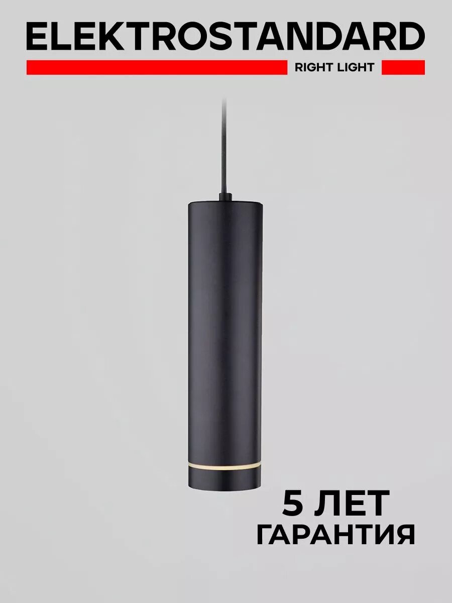 Уличный / Садово-парковый подвесной светодиодный светильник Elektrostandard DLR023 35084/H, 10 Вт, 4000K, черный, IP54