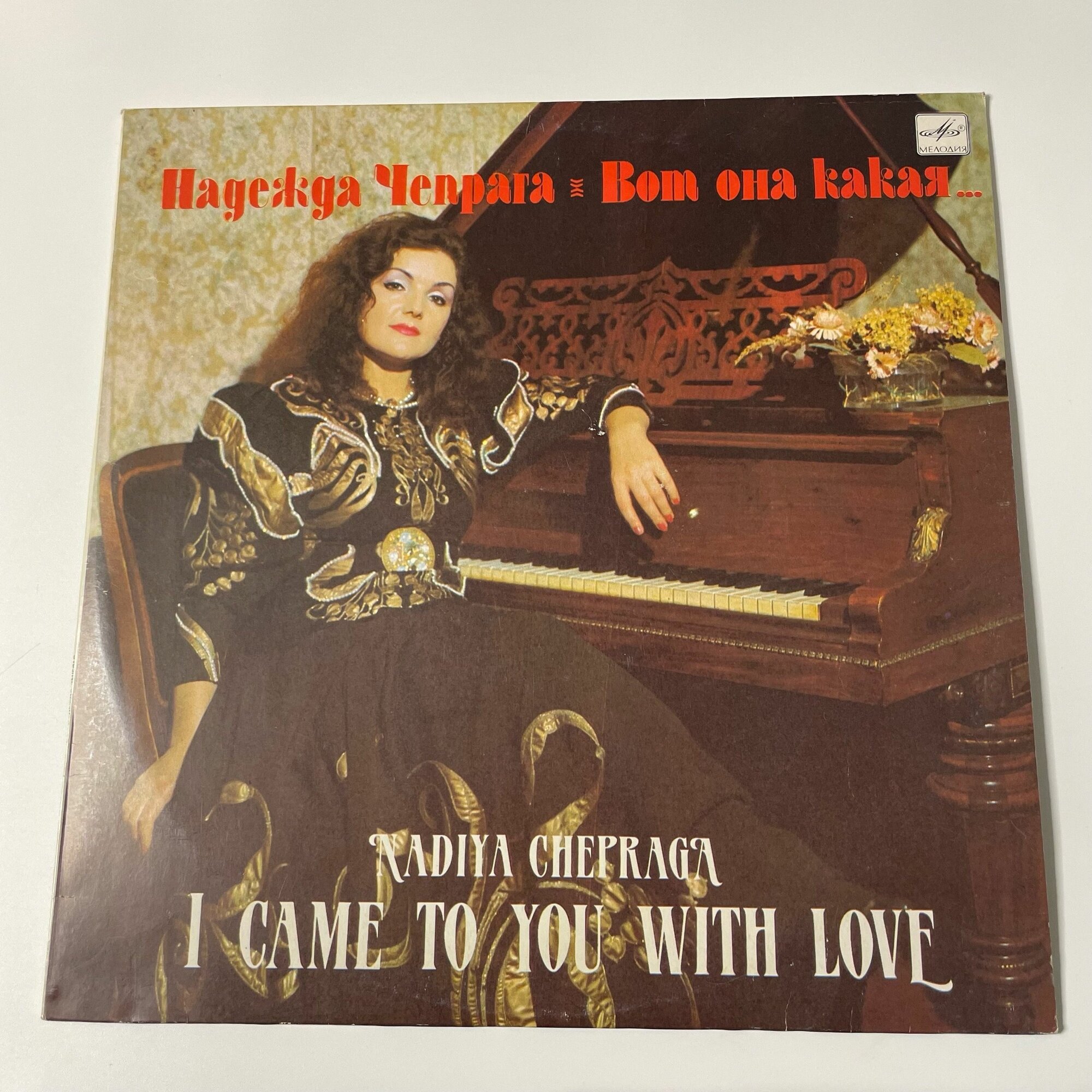Винтажная виниловая пластинка LP Надежда Чепрага, Вот Она Какая (СССР 1991)
