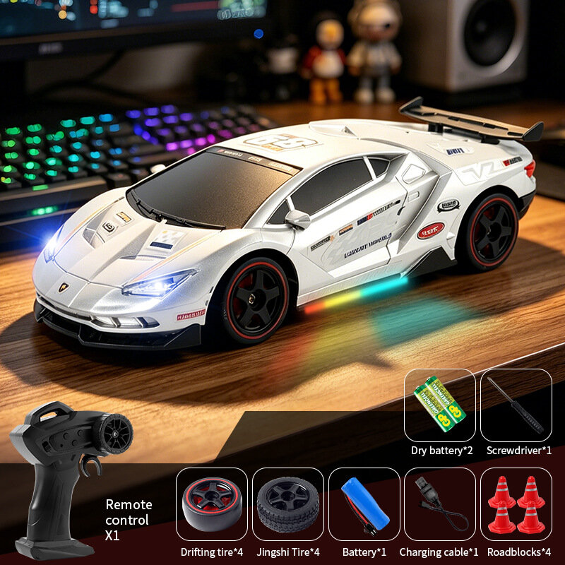 Новинка RC 4WD Супер Кар Гоночная Дрифт 1:24 Быстрая Машина С Дистанционным Управлением Игрушка Для Мальчиков Подарок
