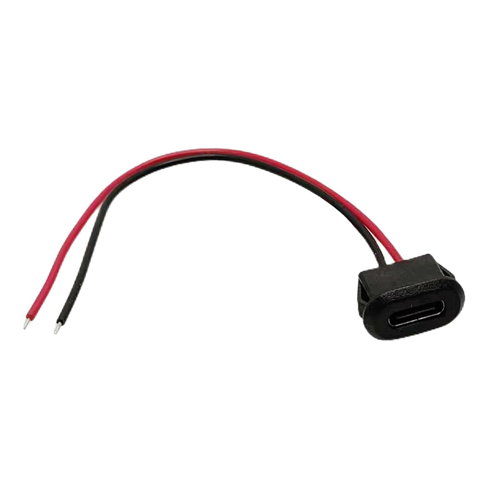 Разъем Type-C, гнездо USB, корпус, черный,2,36 x 1,18 x 1,18 дюйма