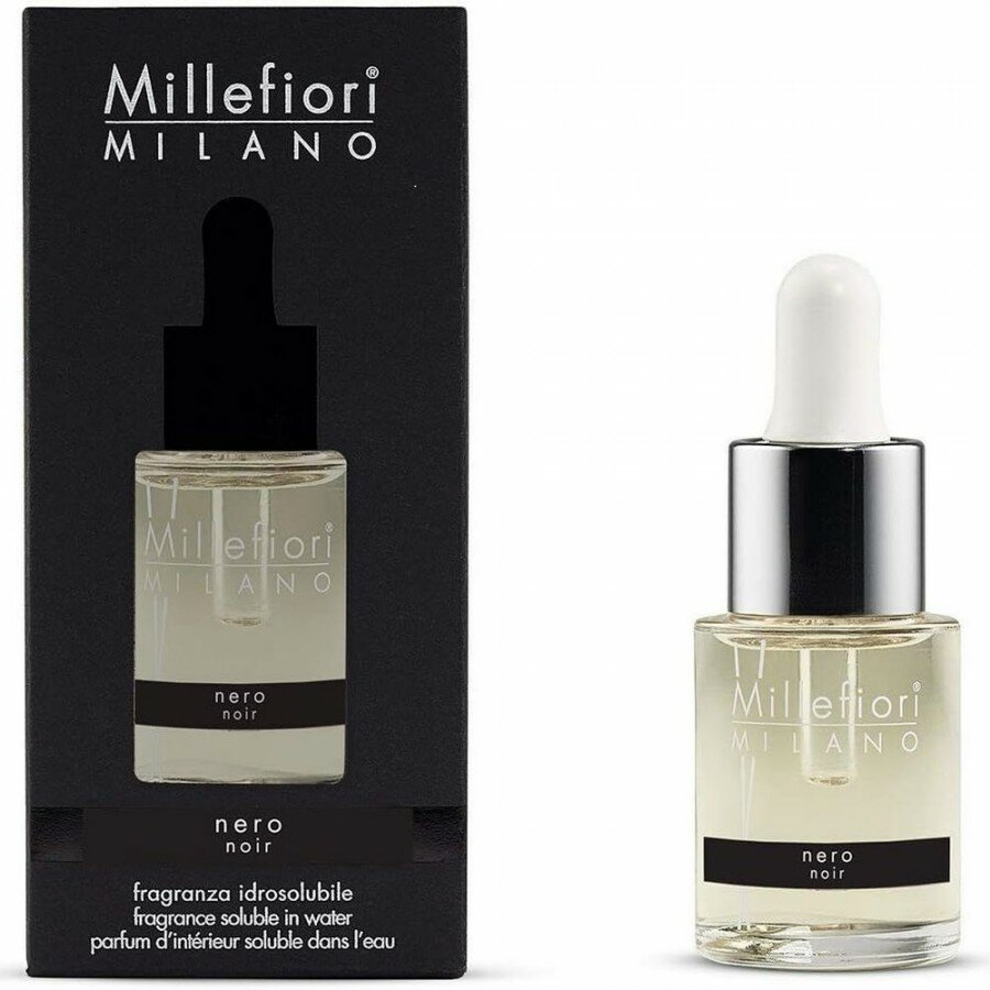 Концентрат для аромалампы Черный / Nero, Millefiori Milano 15 мл
