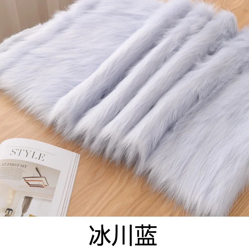 Искусственный мех "Glacier Blue", 5 см