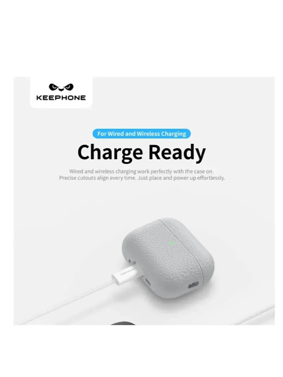 Чехол для наушников AirPods Pro 3 LYCUCCI SILICONE CASE премиум серый