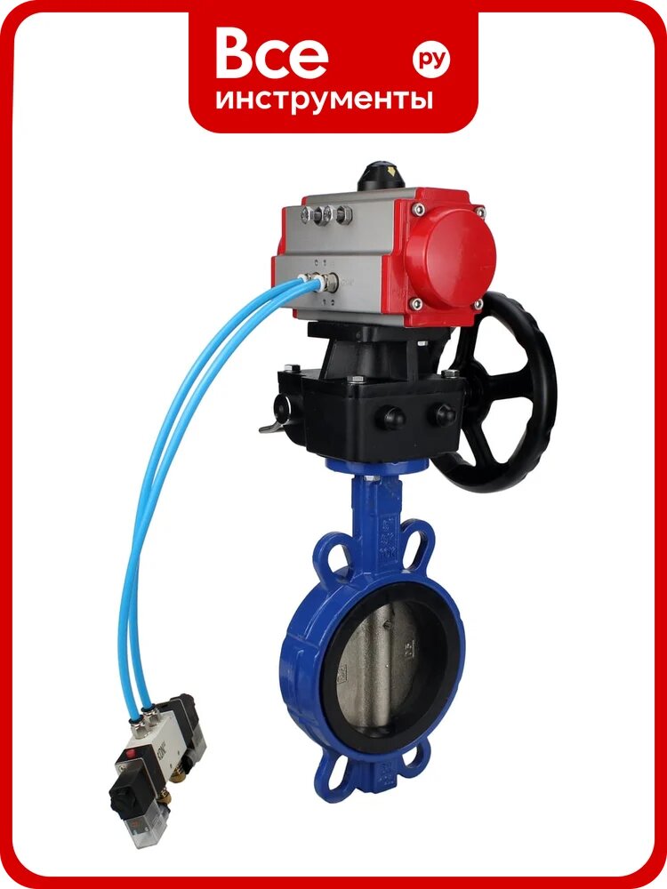 Затвор DN-ru GGG50-GGG40-EPDM Ду80 Ру16, с пн. прив. DA-083, пн. распр. PND1-T08-220VAC NAMUR, РД HDM-2 D050-104673