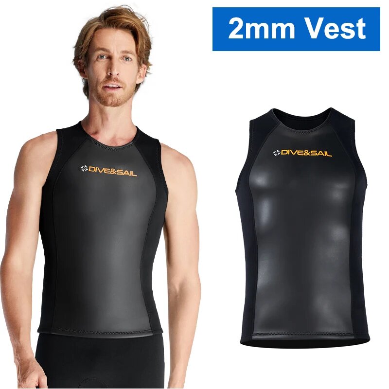 Dive & Sail неопреновый жилет/шорты 2 мм S, D242003A 2mm Vest
