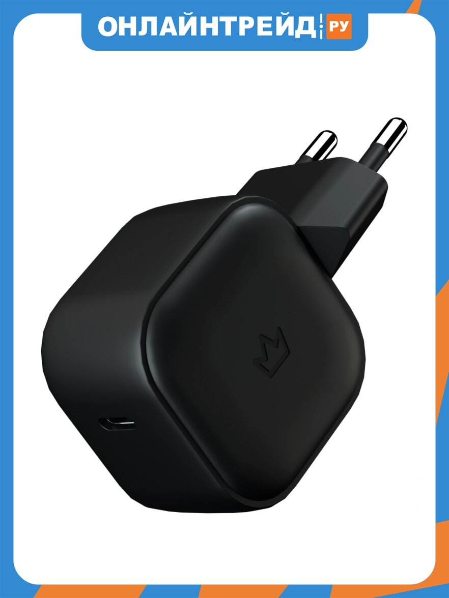 Сетевое зарядное устройство Vlp G-Charge 60Вт, USB-C, черный