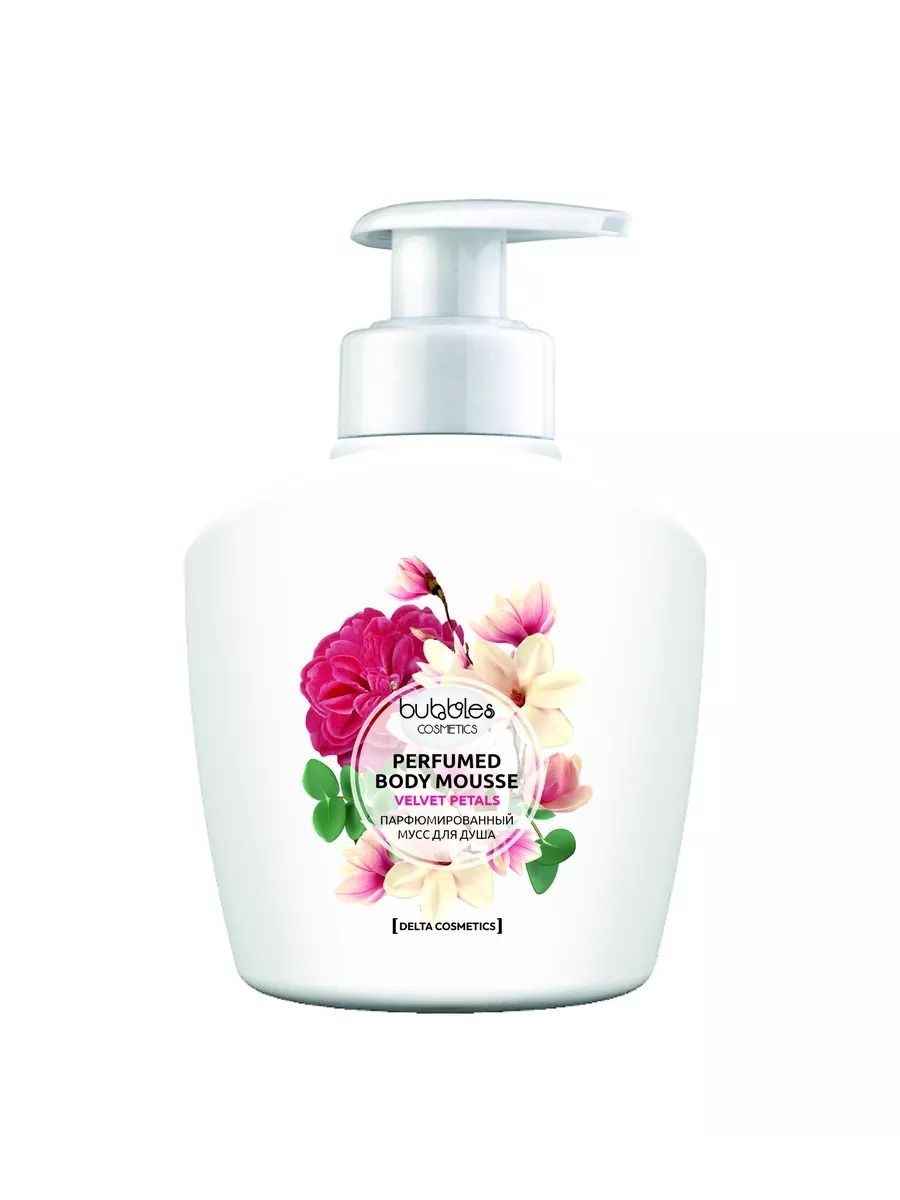 Гель для душа Pure Sun bubbles Мусс для душа VELVET PETALS, 400 мл
