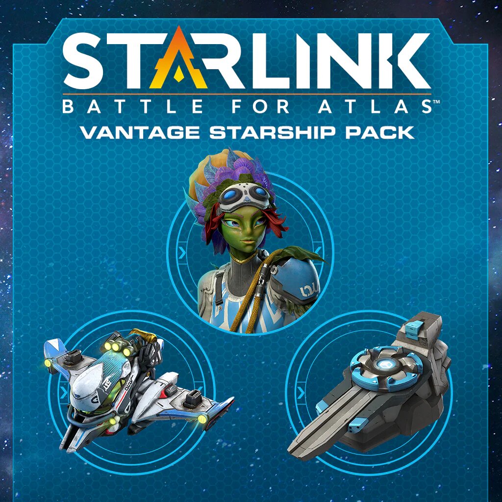 Дополнение Starlink: Battle for Atlas - Vantage Starship Pack, цифровое издание PlayStation 4, регион Индонезия / код пополнения баланса