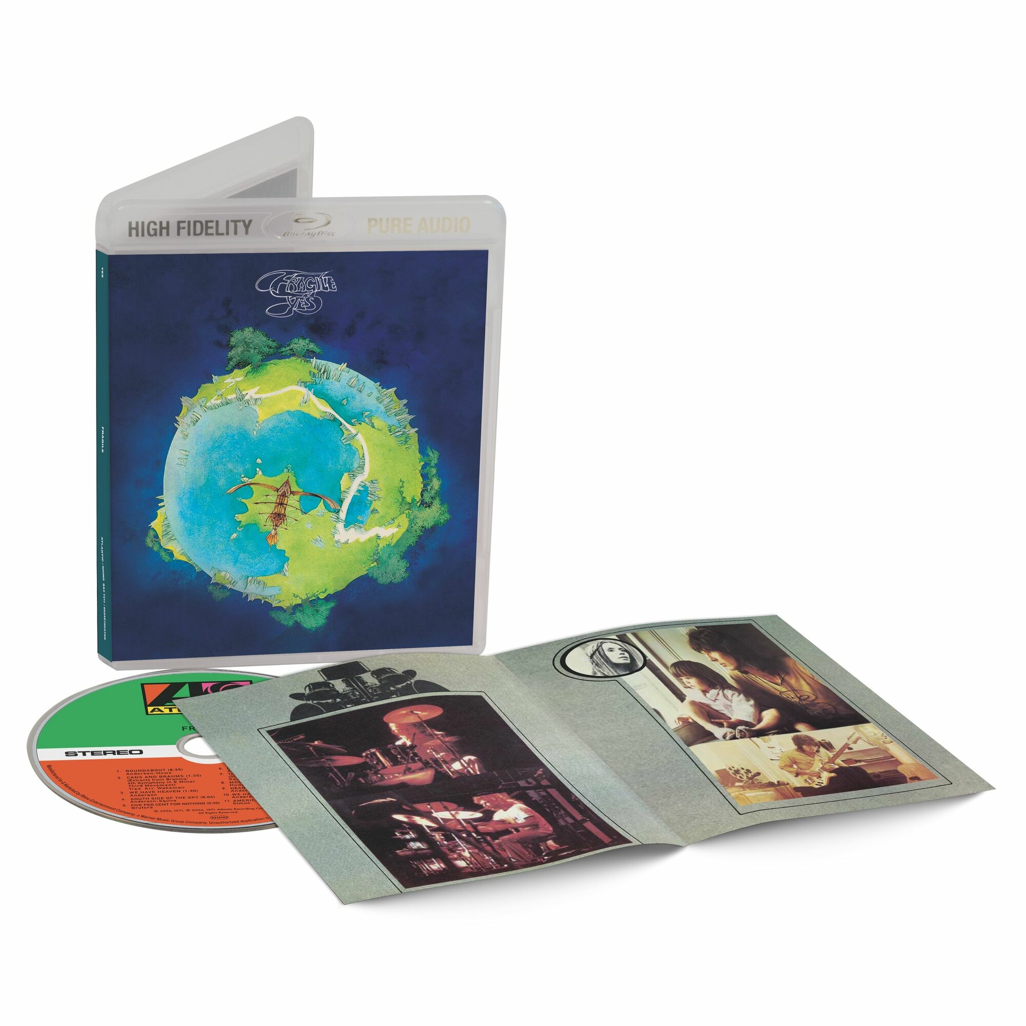 Компакт-диск Yes - Fragile (mit 2024 Steven Wilson Atmos- & 5.1-Mixes) (Blu-ray Audio) (1 BR)