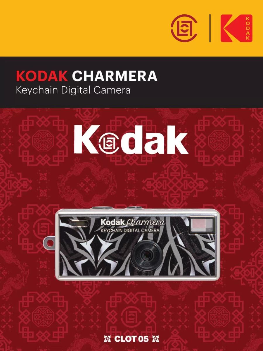 Kodak Charmera Цифровая Камера CCD Брелок Коллекция CLOT