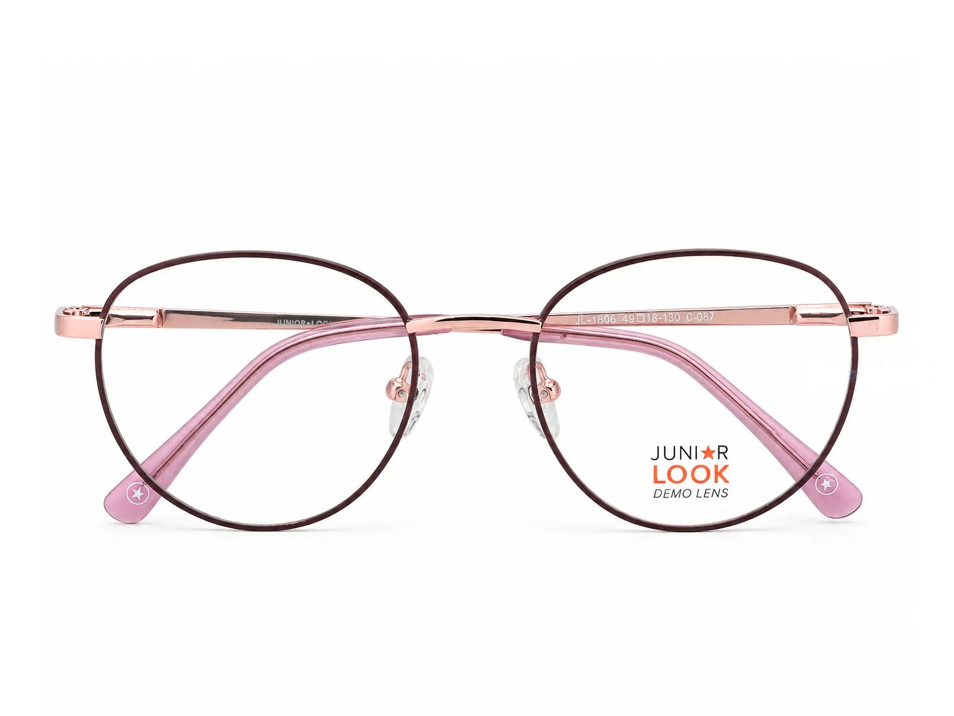 Оправа для очков Juniorlook JL-1806 087 круглой формы, металлическая