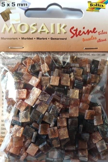 Мозаика Galeria Hobby камешки мраморные, коричневый, 5 мм