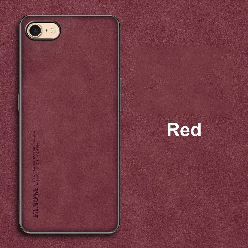 Чехол для iPhone 7 8, роскошный чехол для телефона из искусственной Красный, Red, For iPhone SE 2020