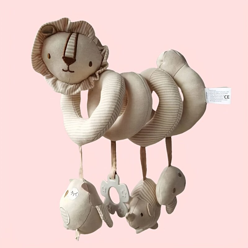 Подвесная игрушка для коляски, игрушка для захвата в виде льва