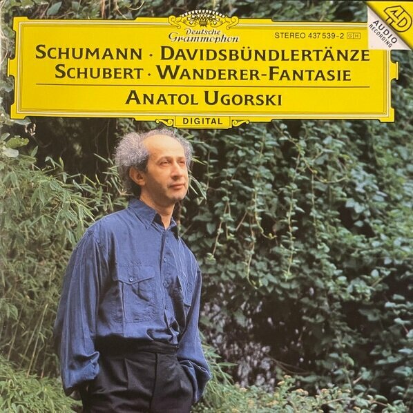 Компакт-диск Warner Anatol Ugorski – Schumann: Davidsbundlertanze / Schubert: Wanderer-Fantasie
