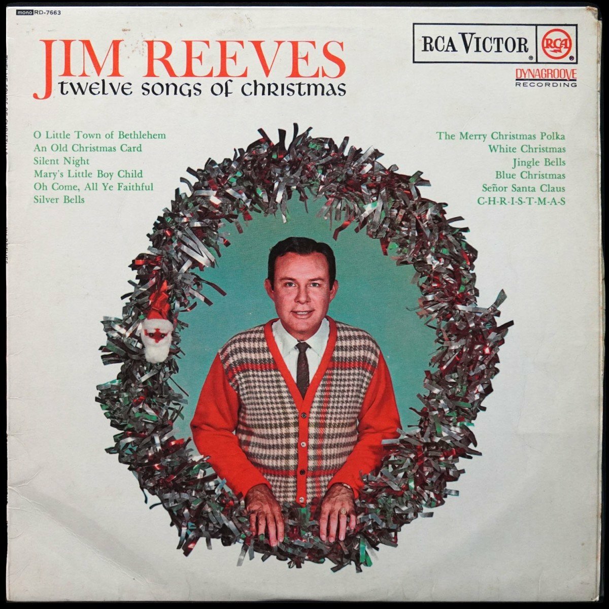 Виниловая пластинка RCA Victor Jim Reeves – Twelve Songs Of Christmas (моно)