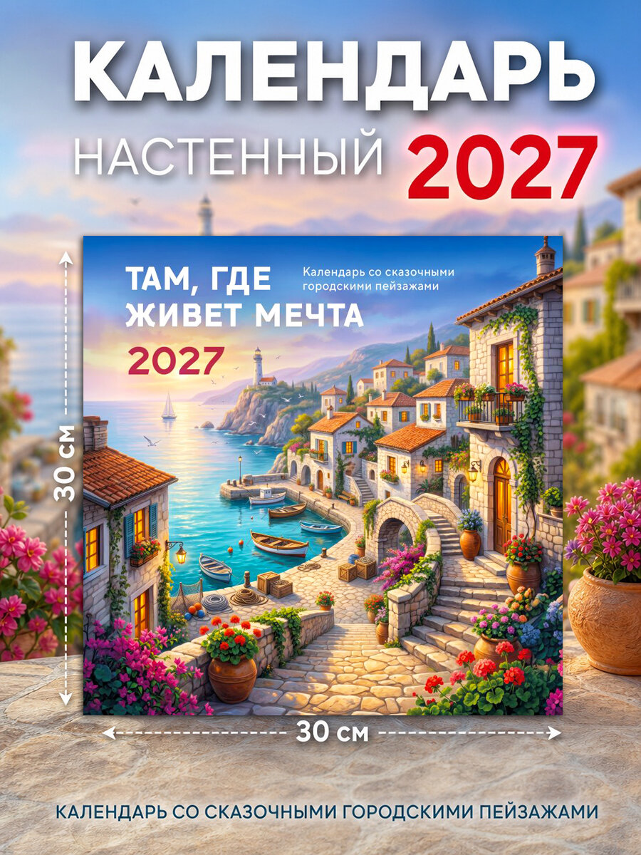 Эксмо Календарь на 2027 год "Там, где живет мечта"