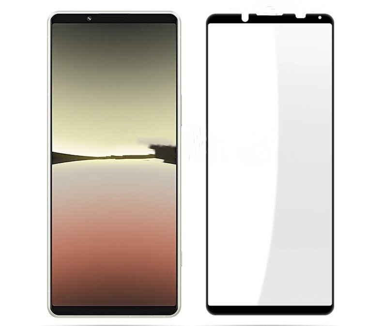 Защитное 3D/5D стекло MyPads 5D Forti Glass для Sony Xperia 5 IV с олеофобным покрытием черное
