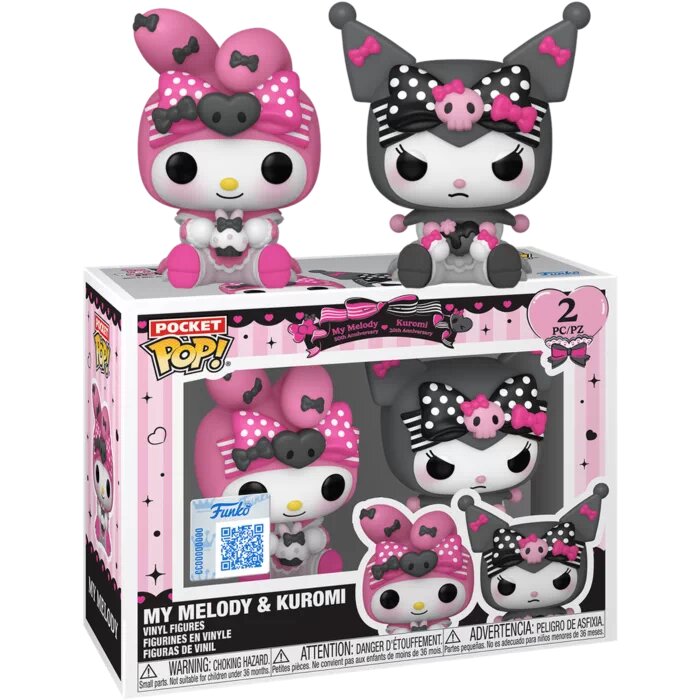 Коллекционная фигурка Funko POP Mini Kuromi и My Melody 10 см