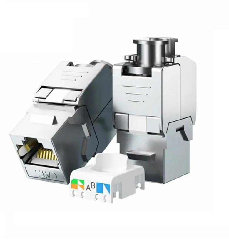 1 шт. Cat8 Cat7 Cat6a RJ45 Keystone Jack 180 градусов UTP безинструментальная концевая заделка гнездовой сетевой адаптер Ethernet