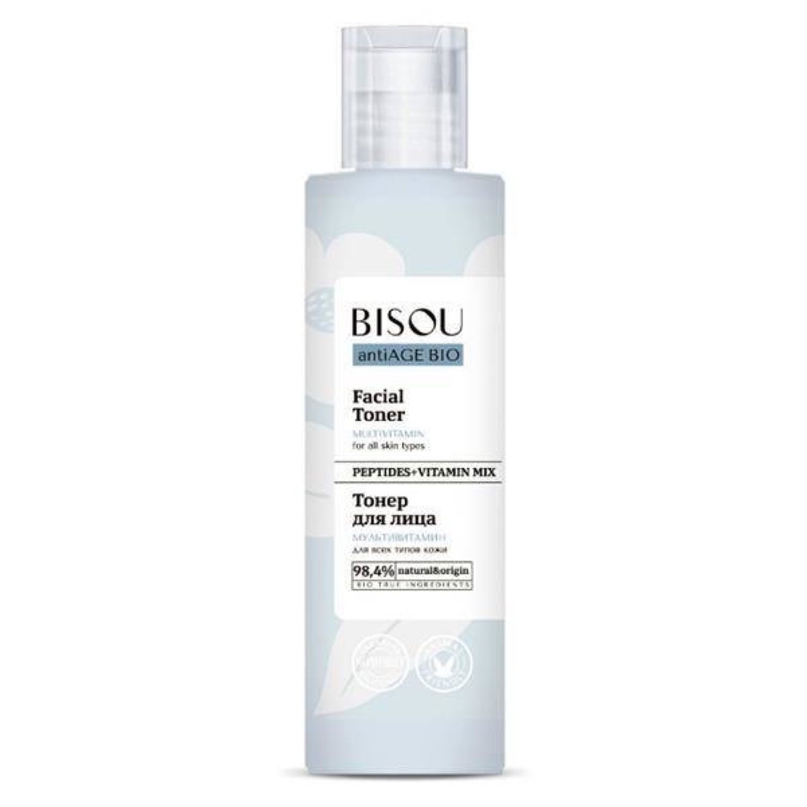BISOU Age Biology Facial Toner, тоник для лица с пептидами, 200 мл